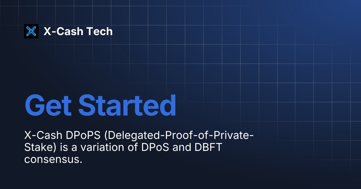 Get Started X Cash Tech